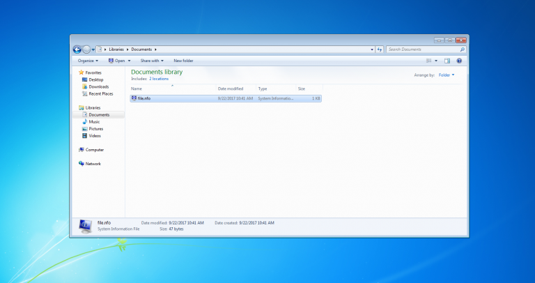 How to open a .nfo file on Windows - AGR Technology