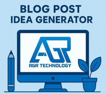 Blog Post Idea Generator - AGR Technology