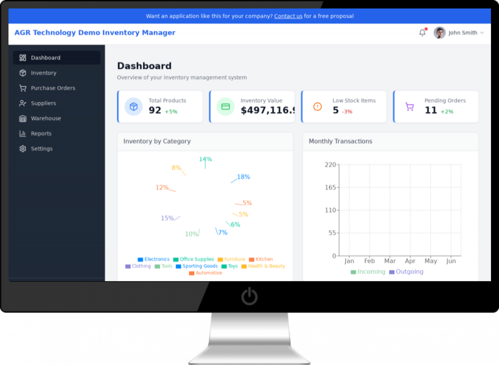 Software Portfolio - AGR Technology